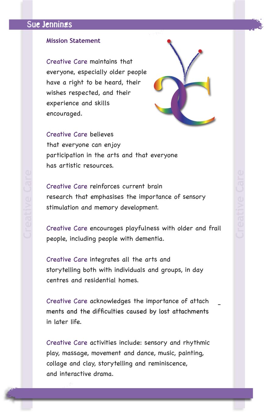 Creative Care Mission Statement